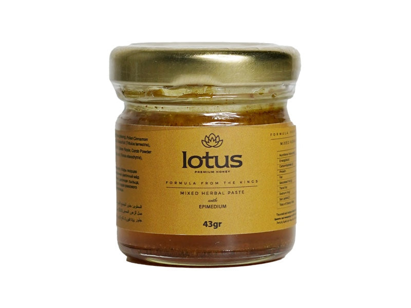 Lotus Turkish Herbal Honey | Natural Wellness Paste (43g) – gograndbazaar
